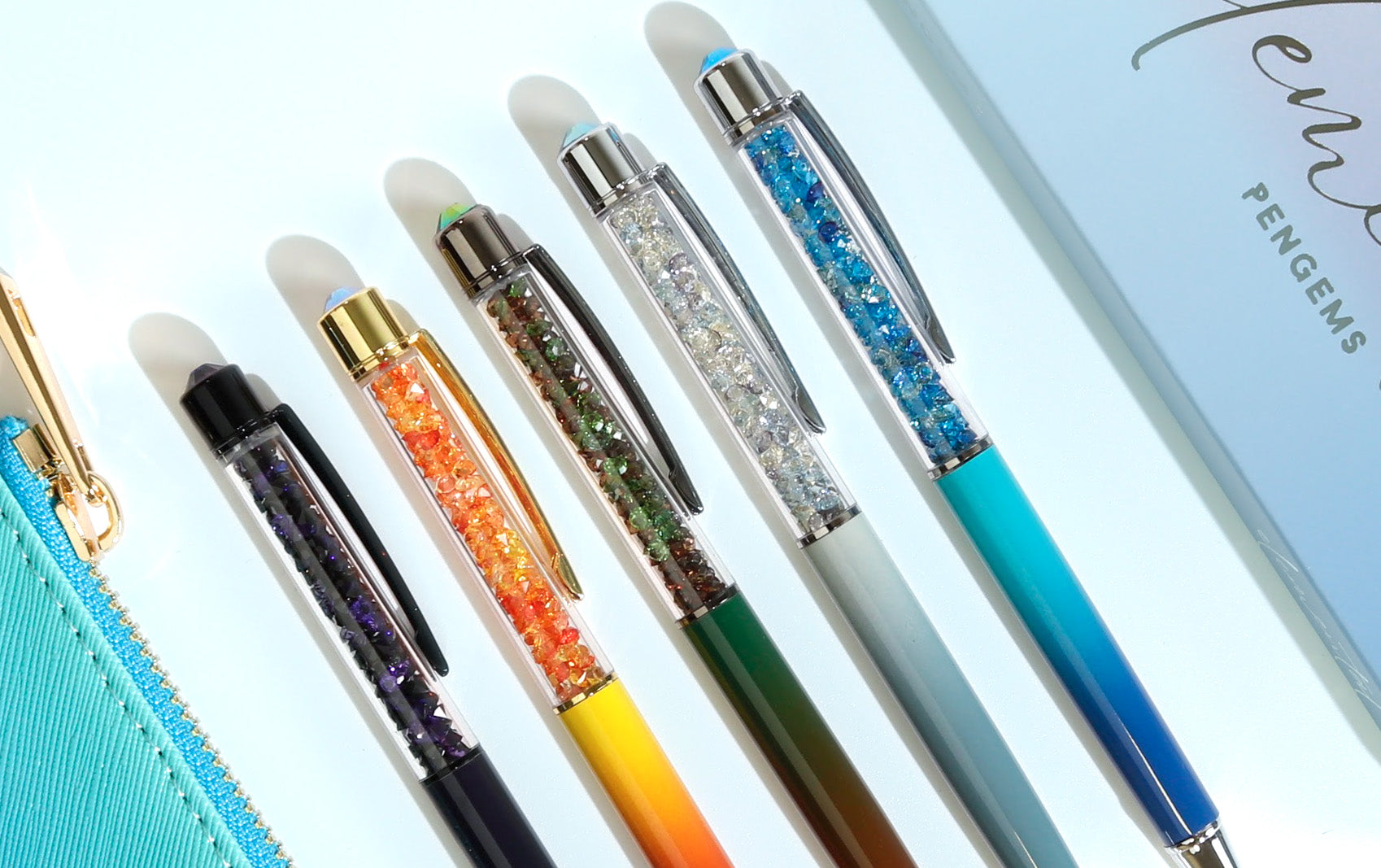 Crystal Pens in Bright Colors - PENGEMS