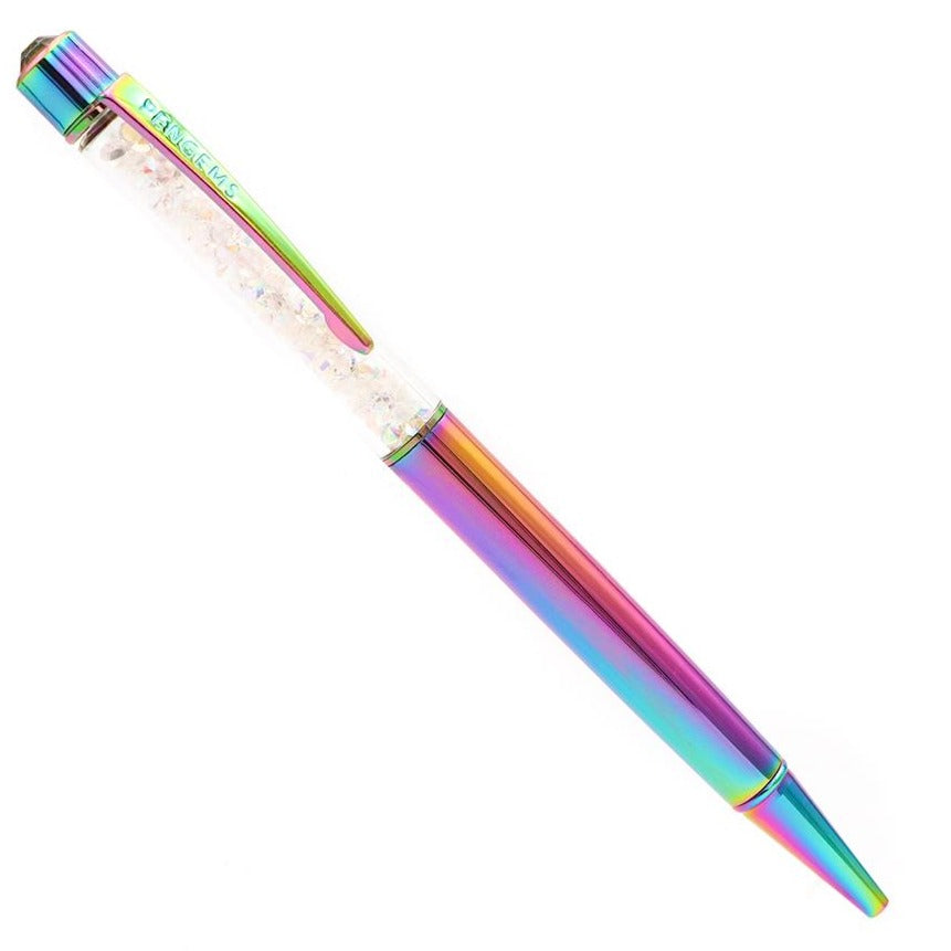 Rainbow Holographic Chrome Crystal Pens - PENGEMS